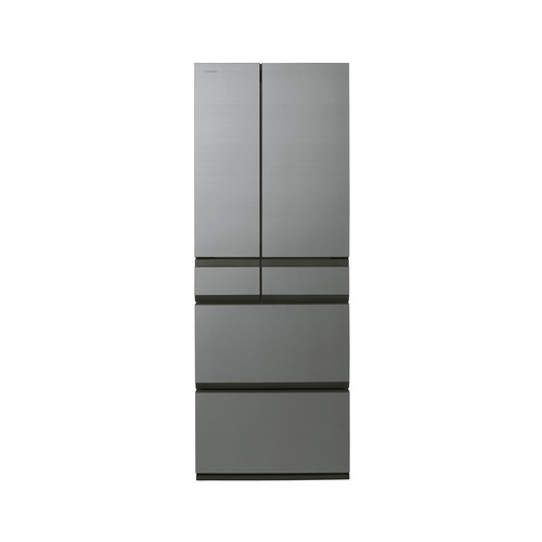 東芝 冷蔵庫 535L 観音開き 6ドア 幅68.5cm 3段冷凍室 上質冷凍＋ ブースト解凍 使い切り野菜BOX GR-A590WF(ZH) グレー系発売日：2026年5月4日●大容量で使いやすい冷凍室冷凍室がまんなかで取り出しやすい！た...