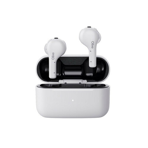 OLIVE OU0P030205 オリーブエアー 認知症・難聴予防機能付集音器 ワイヤレスイヤホンにもなる iphone・Android対応 ホワイト発売日：2025年9月17日●認知症・難聴予防機能付集音器●スマホでかんたん調整できます●...