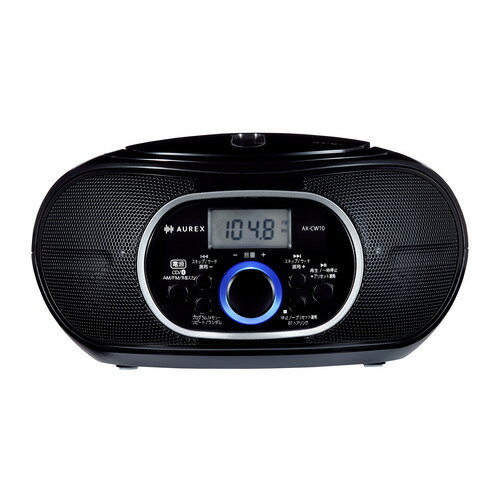 東芝 AX-CW10(K) CDラジオ Bluetooth受信機能 CDのリピート ランダム再生可能 ワイドFM対応 ブラック発売日：2026年4月17日●便利なBluetooth受信機能搭載でかんたんワイヤレス再生●CDのリピート、プログ...