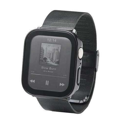 エレコム AW-25DFCGEBK アップルウォッチ カバー Apple Watch SE 第3世代／第2世代 [ 44mm ] 強化ガラス 10H 防水 IPX7 ブラック 発売日：2026年2月15日●JIS保護等級 IPX7相当の防水...