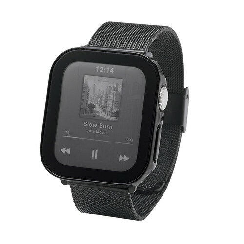 エレコム AW-25EFCGEBK アップルウォッチ カバー Apple Watch SE 第3世代／第2世代 [ 40mm ] 強化ガラス 10H IPX7防水 ブラック 発売日：2026年2月15日●JIS保護等級 IPX7相当の防水性...