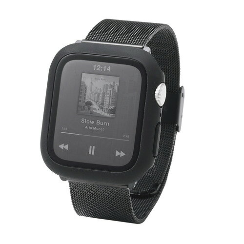 エレコム AW-25EFCGOBK アップルウォッチ カバー Apple Watch SE 第3世代／第2世代 [ 40mm ] 強化ガラス 10H ブラック 発売日：2026年2月15日●画面の視認性に優れた強じんなGorilla(R)ガ...