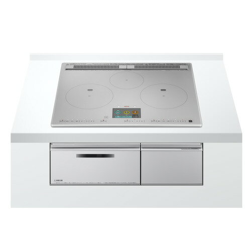 こちらの商品は宅配便でのお届けとなります。HITACHI HT-N1000STF(S) 送料無料 ビルトインIHクッキングヒーター 3口IH 200V 天板幅60cm プレミアムシルバー発売日：2023年10月20日●肉や魚と野菜を並べて、...