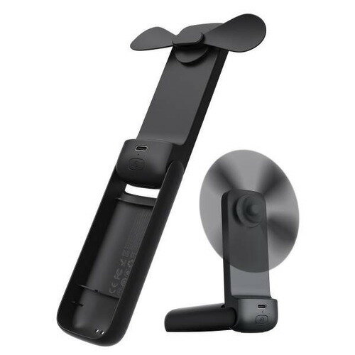 AECOOLY PF01BK Pocket 01 Foldable Handheld Fan 折りたたみ式 3段階風量切替 自動停止機能付 ブラック●スリム＆ポケットサイズ！スリムで軽量に設計されたこのポータブル・ファンは、ポケットやバッグ...