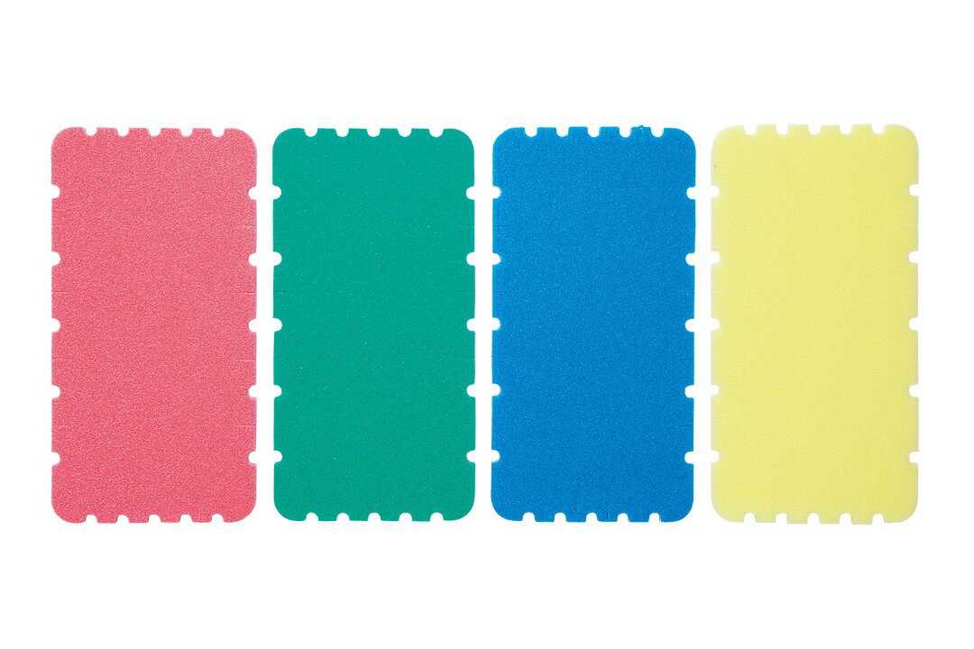 手作り、仕掛け巻き、ソフトスポンジだからハリスがやさしく巻ける！ どんな仕掛けもタテ・ヨコ・自由に巻ける！ 硬質板にソフトスポンジをサンドイッチにしているので仕掛けが巻きやすく巻きクセがつきにくくなっています。 4色のバリエーションで仕掛け...