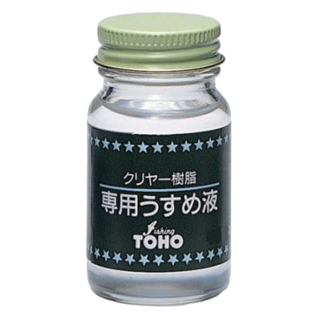 クリヤー樹脂の希釈、用具の洗浄にご使用ください。 ・内容量：40ml ・カラー：透明