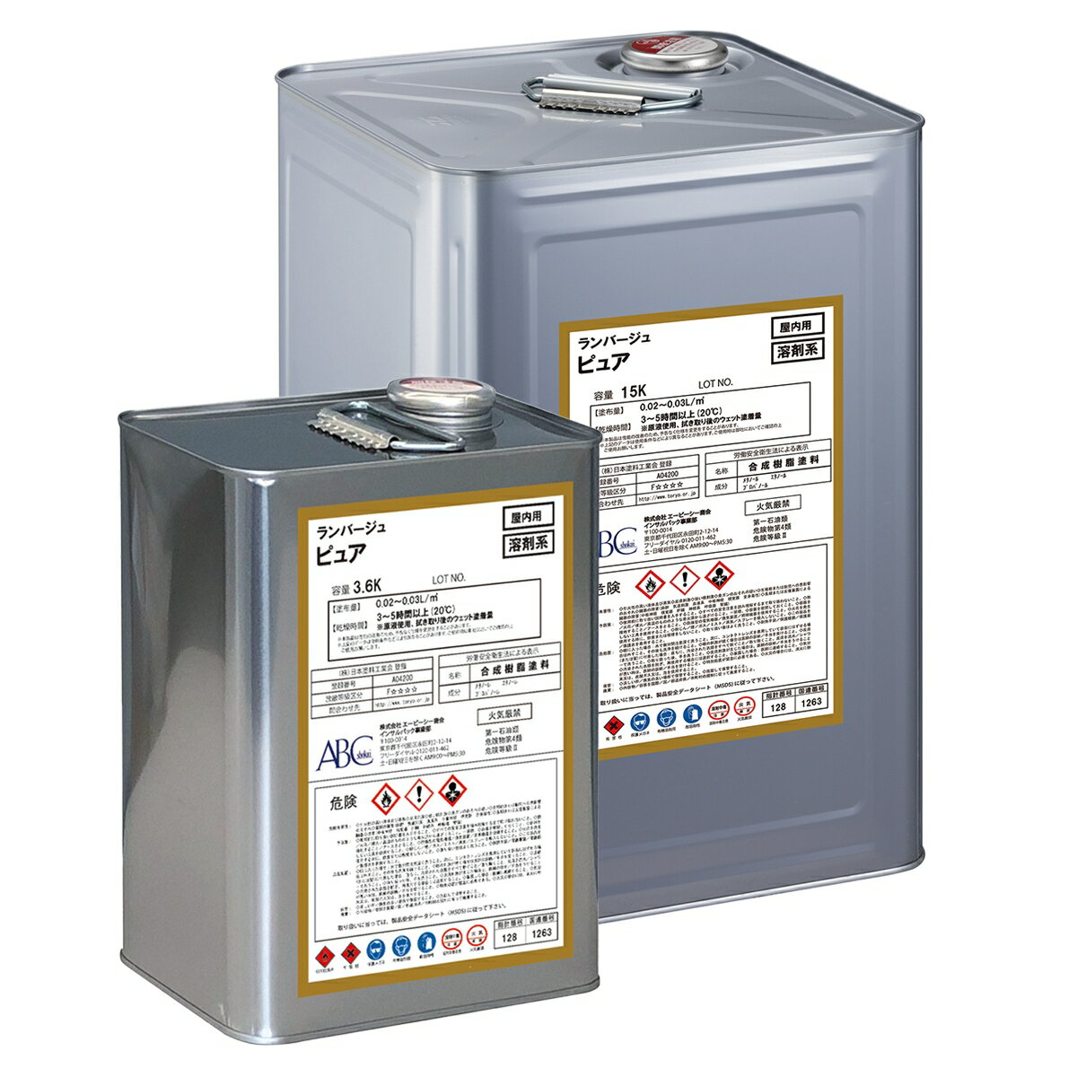 高強度のガラス塗膜で耐擦り傷性、耐汚染性にすぐれた木材保護塗料無色透明（クリア）で木目を生かしながら、性能を付与します。表面に塗膜を張らないため木の風合いを損ないません。特に無垢材におすすめです。特長●溶剤系の木材保護塗料有機溶剤を用いる塗...