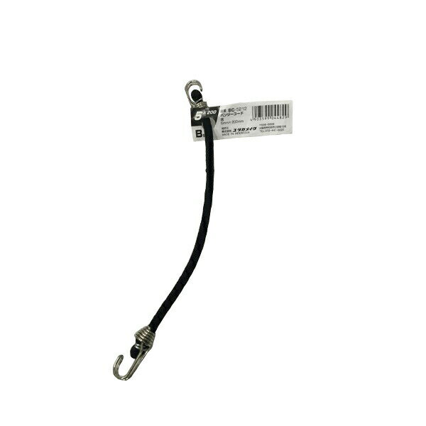 【特長】●両端にひっかけ金具が付いた丸ゴムロープ【用途】●キャリーカートや自転車などの荷物の固定として原産国:インドネシア材質:天然ゴム・ポリエステル色:ブラック先端部分:5mm幅用金具(両先端)