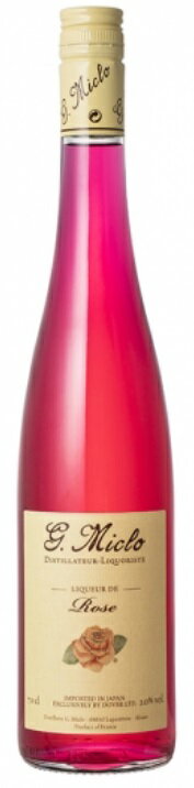容量：700ml 度数：20％ バラの花びらから抽出したエキスをベースに、魅惑の ローズカラーを実現したリキュールです。高貴な芳香と深紅のバラ色を特徴とし、ローズの女王と証される フランス最高の魅惑のリキュールです。その高貴な 風味と気品は...