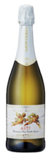 マスカットの華やかな香りと爽やかな風味を持つ甘口の発泡酒です。優しい味わいで、女性を中心に世界的に人気があります。天使が神の使者として多くの幸せを届けてくれます。