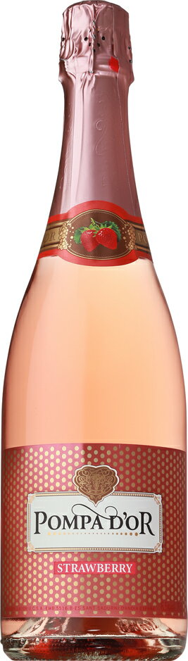 内容量 750ml タイプ 甘口 生産国 スペイン さわやかで優しい香りと味わいが楽しめる甘口スパークリング。ポンパドール ストロベリー【N/V】750ml