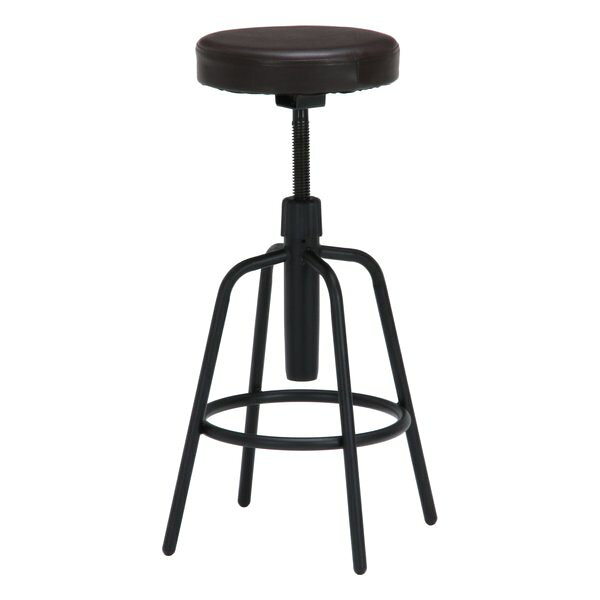 完成品■幅30×奥行30×高さ62〜71cm （座面高さ：62〜71cm）■耐荷重(座面)：80kg■座面直径：285mm■構造部材:金属(鋼) /表面加工:エポキシ樹脂塗装 /張り材:合成皮革(PVC) /クッション材:ウレタンフォーム■...