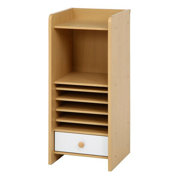 組立品■幅38×奥行34.5×高さ89cm■引出内寸：305x260x95mm■表面材:プリント紙化粧繊維板■プリント紙化粧繊維板[b