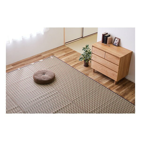 ●見た目はまるでい草！洗える素材のい草風カーペット。●表面に筋が入っている筋入りのパイプが、肌に密着しないからベタベタしにくく、汗ばむ季節にもおすすめです。●水洗いできるので、屋内だけでなくアウトドアにも。●またパイプ内空気層の保温効果を利...