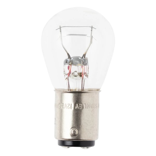 ■ガラス形状：S25■定格：12V 23/8W■口金：BAY15d(つばなし違いピン)二線■ガラス着色：クリア