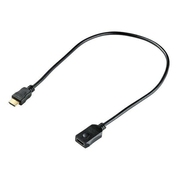 ●お持ちのHDMIケーブルの延長に●HDMI端子をテレビ前に移動させることでHDMI機器の抜き挿しがラクラクに●サイズの大きいスティック型PCなども隣接する端子の邪魔せず設置ができる■プラグ対応形状：Aコネクタ(19ピン・オス)-Aコネクタ...