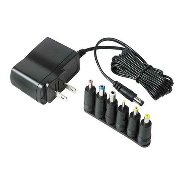 ●家庭用コンセント（AC100V）をDC5Vの電圧に変換●高容量2000mA、6種類の変換プラグ付で様々な機器に対応●安定化回路内蔵で、電圧変動が少なく機器にやさしい●スイッチング式■定格入力：AC100V 50/60Hz■定格出力：DC5...