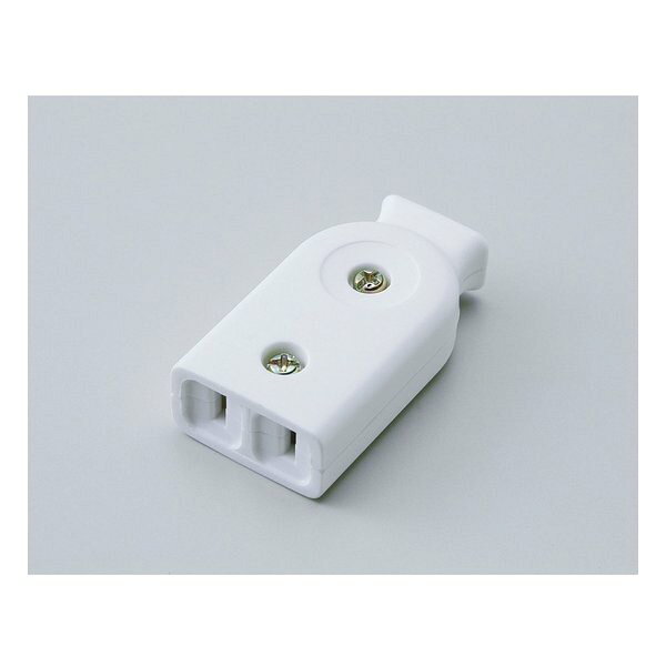 ●取り換え部品■平形コード用■定格：125V 15A■カラー：ホワイト■適合電線 ・VFF 0.75mm^2(700W) ・VFF 1.25mm^2(1200W) ・VFF 2.00mm^2(1500W)
