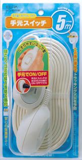 ●離れた電器器具を手元でON/OFF●ほこりゴミの侵入を防ぐ扉付●耐トラッキングカバー付●コードは断線に強い保護被ふく●本体は衝撃に強いABS樹脂■定格：125V 15A 1500Wまで■使用温度範囲：-10℃〜40℃■コード長：5m■屋内専用