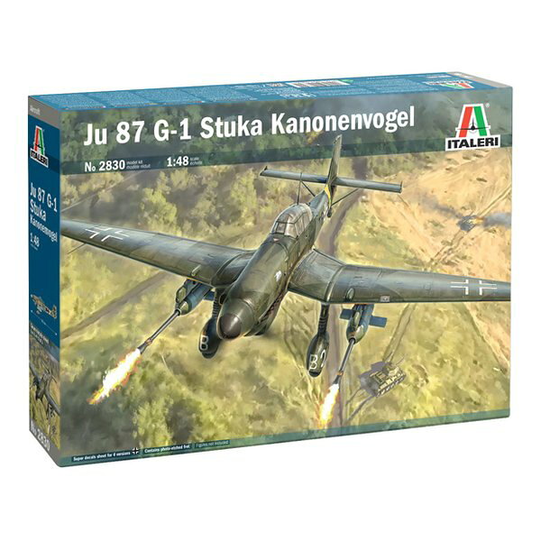 ●第二次世界大戦のドイツ軍で運用された急降下爆撃機「Ju87 スツーカ」の主翼下に対戦車攻撃を目的とした37mm機関砲を搭載したタイプをモデル化したプラスチックモデル組み立てキットです。●逆ガル翼やスパッツ付きの固定脚など無骨なスタイルを余...