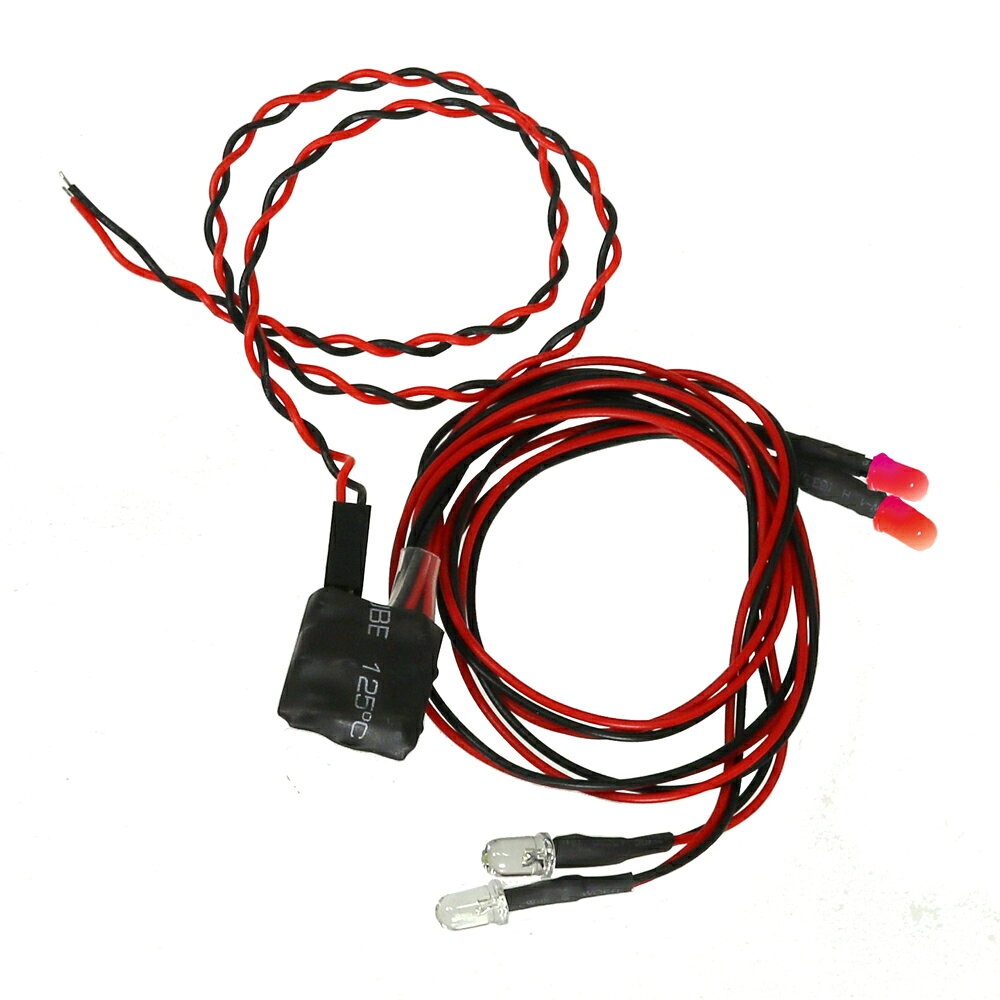 入力電源はDC6-7.2Vです。RCカーに装着することでリアルな走行がお楽しみ頂けます。