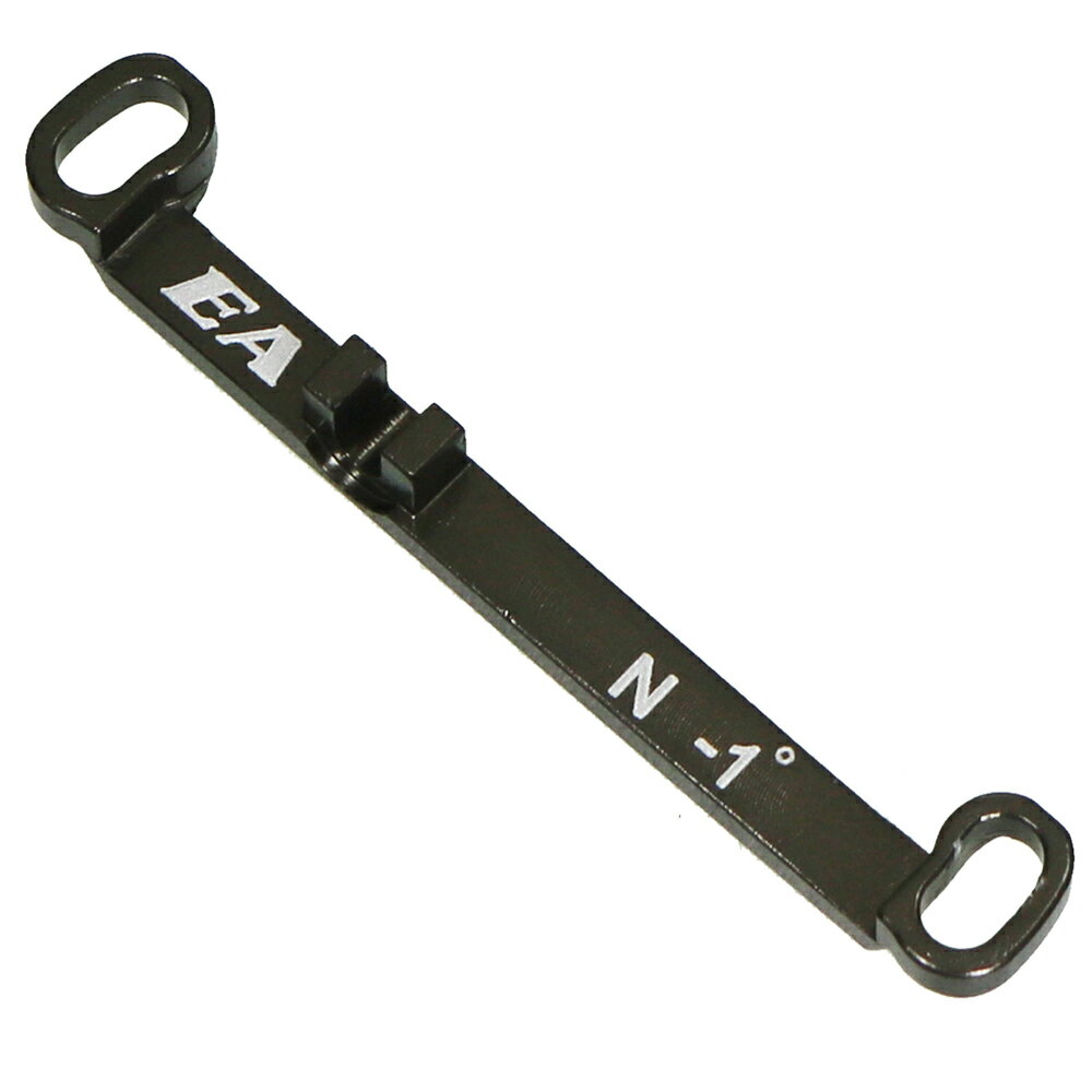 京商MR03ナロー用強化アルミパーツです。このタイロッドは、樹脂製品などでは起こりやすいしなりを取去りダイレクトにサーボからの反応を伝えます。