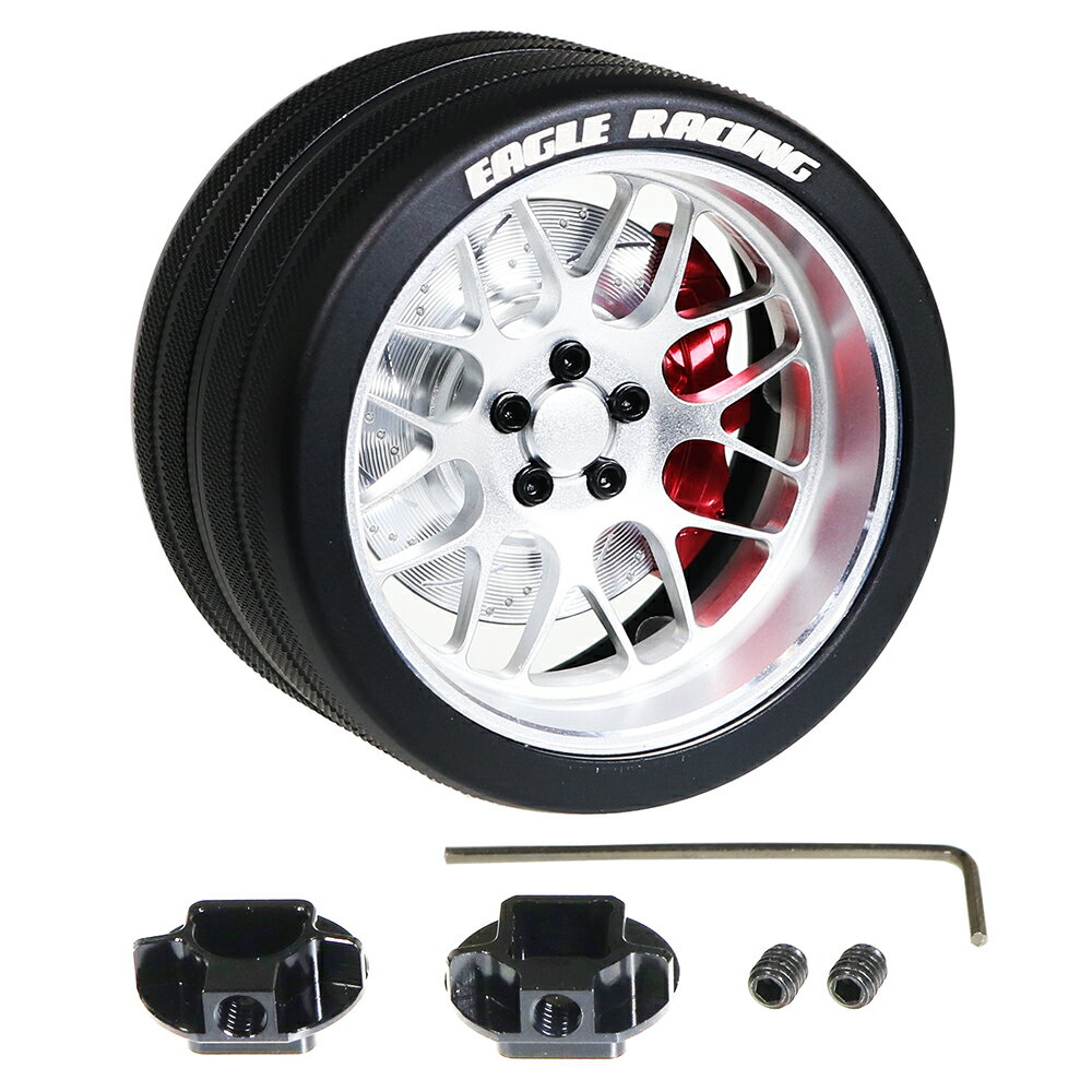 本品はスケール感あふれるメタルグリップタイプの送信機用ステアリングホイルです。実車ホイルさながらの精密なディティールにより、ドライビングシーンをより一層引き立てます。2種類の新型ステアリングホイルアダプターは、アソビ調整用セットスクリューが...