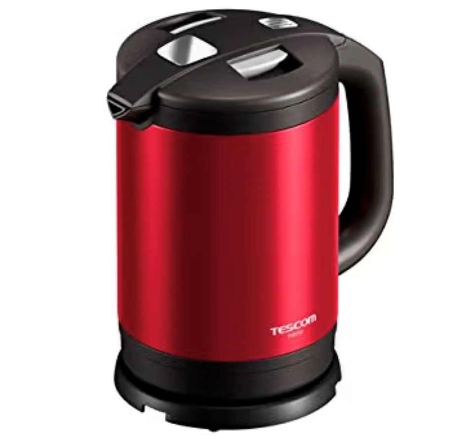 TESCOM(テスコム）【海外向け】電気ケトル 220-240V仕様 (780ml) TKEF50-R レッド　■　商品説明・湯沸かしスピーディー！約60秒でスピード沸騰（カップ1杯140ml）転倒時湯もれしにくいフタお手入れしやすい広口容...