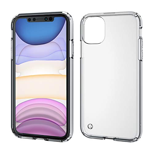 iPhone 11クリア/単品/PM-A19CHVCCR・Style:iPhone 11・パッケージ個数:1・対応機種:iPhone 11・端末のデザインを損なわず、最もシンプルなスタイルで衝撃から守るiPhone 11用ハイブリッドケース...