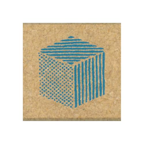 立方体/3 cm x 3 cm/1085-015・Color:立方体・パッケージ個数:1・ノートや手帳を可愛くおめかし！・立方体模様のスタンプです・サイズ：幅3×奥行3×高さ2.4cm・本体：MDF、印面：ラバーノートや手帳を可愛くおめかし...