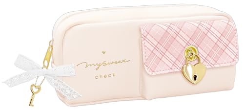 シークレットポケットペンポーチピンク/サイズ：約75×185×60mm/4550391032358・Color:ピンク・パッケージ個数:1・サイズ：約75×185×60mm・素材：PU合皮、ポリエステル、亜鉛合金サイズ：約75×185×60mm