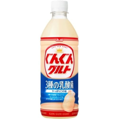 パッケージ個数:48・商品名：ぐんぐんグルト 3種の乳酸菌・内容量：500ml・容器の素材：ペットボトル・原材料名：砂糖類（果糖ぶどう糖液糖（国内製造）、砂糖）、乳酸菌飲料、脱脂粉乳／酸味料、安定剤（大豆多糖類）、香料、甘味料（アスパルテー...