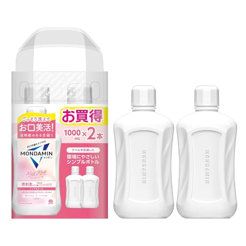 青緑/1000ml×2/-・Size:1000ml×2・パッケージ個数:1・透明感のある息が続く、お口美活のためのマウスウォッシュ(洗口液)・口臭の元となるお口の汚れをしっかり除去。オーラルケアにおすすめ。・【刺激の強さ】微刺激タイプ（刺激...