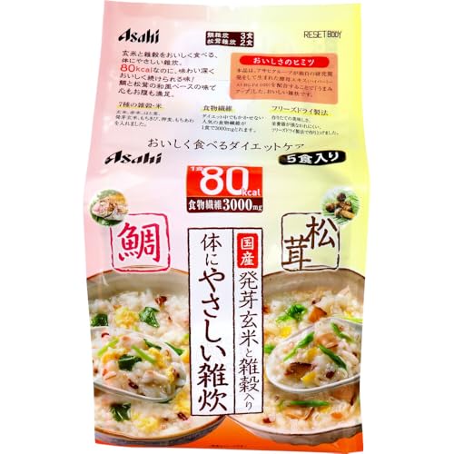 -/5食 (x 1)/-・FlavorName:鯛&松茸Size:5食 (x 1)・パッケージ個数:1・内容量 :5食・カロリー :1食80kcal・商品サイズ (幅×奥行×高さ) :190×110×150・ブラント名: スリムアップスリム...