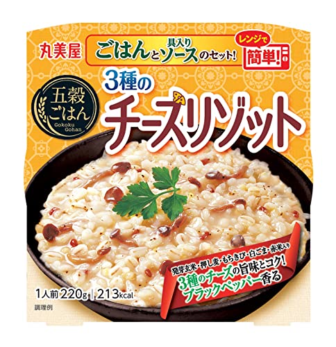 五穀ごはん 3種のチーズリゾット‐/220グラム (x 6)/4902820265545・FlavorName:五穀ごはん 3種のチーズリゾット×6個PatternName:レンジで簡単! シリーズ・原材料:［ごはん］うるち米（精白米（国産...