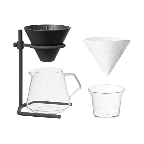 モダンブラック/ブリューワースタンドセット 4cups/27573・Size:ブリューワースタンドセット 4cups・パッケージ個数:1・サイズ:[スタンド] W125 x D130 x H210 mm サイズ:[サーバー] φ80 x H...
