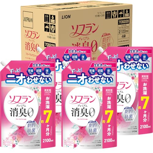 ---/詰替2100ml×4個/---・FlavorName:フローラルアロマSize:詰替2100ml×4個・パッケージ個数:1・商品サイズ(幅×奥行×高さ):20.0cm×12.0cm×34.0cm・原産国:日本・香り:明るく華やかなが...