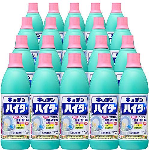 -/600ミリリットル (x 20)/-・パッケージ個数:1・商品サイズ(幅×奥行×高さ):25.6x39.9x31.8・内容量:12000ml・つけ置きで、まるごと除菌・漂白・消臭ができる台所用漂白剤・まな板やカップの漂白に・台ふきん、食...