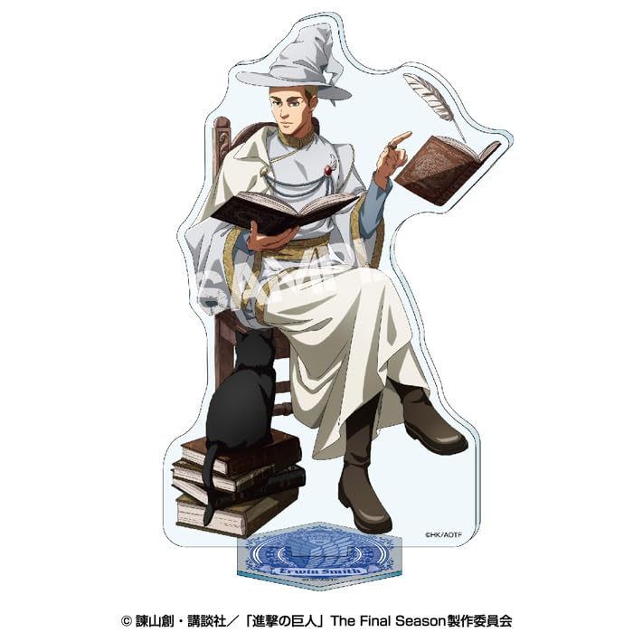 商品サイズ：約143×91×50mm商品紹介 TVアニメ『進撃の巨人』より、魔法使い風衣装の新規描き下ろしグッズが登場！高さ13cm前後のアクリルスタンドです。 安全警告 なし