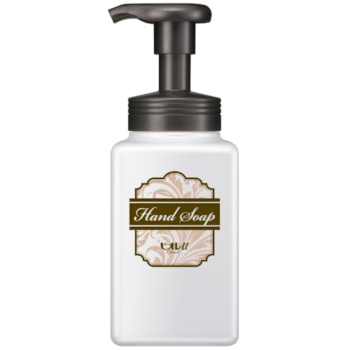 クリア/R/-・業務用アプリケーター デザイン仕様「ビオレu泡ハンドソープ業務用」専用のつめかえ容器の、デザイン仕様です。 1プッシュ約1mlの泡吐出ボトルで、泡立てる手間がありません。