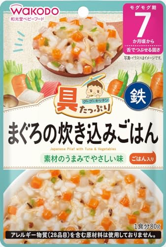まぐろの炊き込みごはん-/Pack of 1/-・FlavorName:まぐろの炊き込みごはん・パッケージ個数:1・レトルトタイプで、袋を開ければすぐに食べさせられます。「月齢」に合わせた具材の固さと大きさ、食べやすい食感にこだわったベビー...