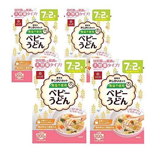 -/200グラム (x 4)/-・Size:200グラム (x 4)・パッケージ個数:4・原材料:小麦粉・内容量:200g×4袋・商品サイズ(高さx奥行x幅):22.5cm×28.0cm×14.0cm商品紹介 人気のベビーうどんに大容量タイ...