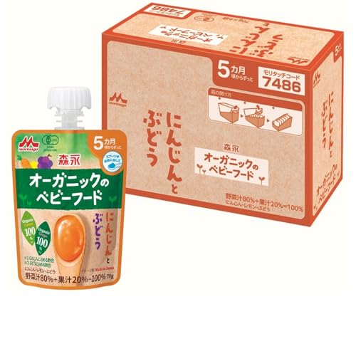 素材本来のおいしさにこだわった、有機JAS認証を取得したベビーフードです。 離乳食をはじめる5ヵ月頃から食べられます。持ち運びしやすい口栓付きパウチを使用し、中身はスプーンであげやすいように なめらかなペースト状に仕上げているため、いつでも...