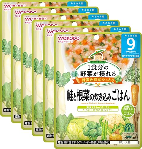 -/100グラム (x 6)/19216・FlavorName:鮭と根菜の炊き込みごはん・パッケージ個数:6・原材料:野菜(にんじん、キャベツ、だいこん、ブロッコリー、ピーマン、さやいんげん、ほうれんそう、カリフラワー、ごぼう)、精白米(国...