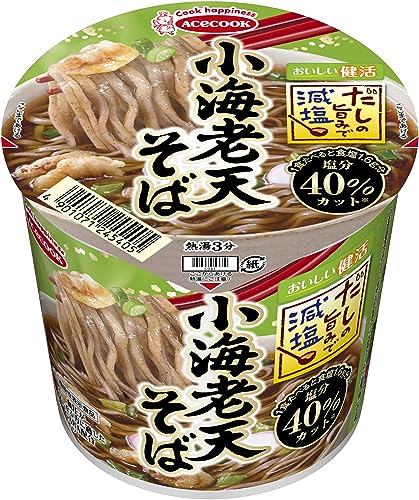 小海老天そば白/42グラム (x 12)/4901071289898・パッケージ個数:1・内容量:42g×12個・1食(42g)当たり:エネルギー169kcal、タンパク質5.2g、脂質7.0g、炭水化物21.4g、食塩相当量1.6g・商品...