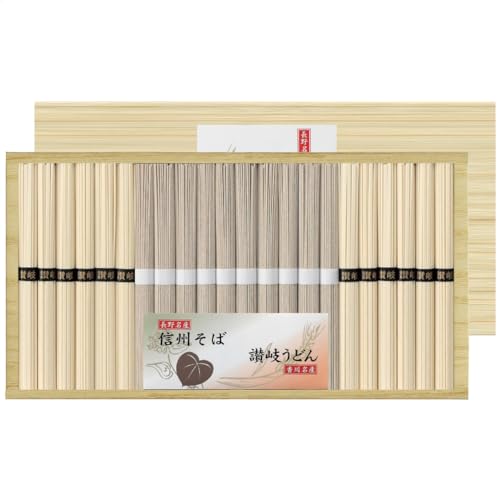 内容:信州そば50g×10束・讃岐うどん50g×12束・製造 生産地:日本製・賞味期限:製造日より常温約360日・アレルゲン:小麦・そば信濃路は、黒姫山のふもと、豊かな自然に囲まれた地で、丁寧に作られた信州そばと、うどん県香川よりしっかりと...
