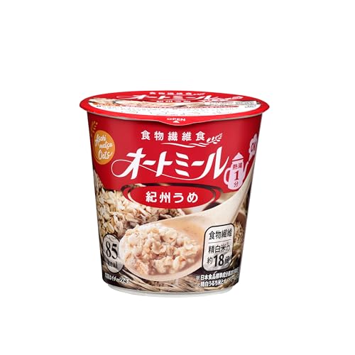 紀州うめ-/22.7グラム (x 12)/-・FlavorName:紀州うめPatternName:単フレーバー・パッケージ個数:12・原材料:オートミール[オーツ麦(オーストラリア)]、粉末スープ[粉末しょうゆ(小麦・大豆を含む)、食塩、...