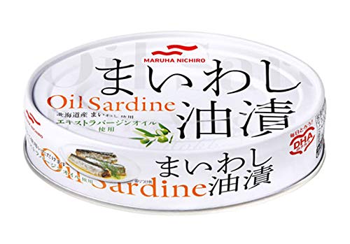 -/100グラム (x 5)/-・パッケージ個数:5・原材料:いわし(北海道)、オリーブ油、食塩・商品サイズ(高さx奥行x幅):14.5cm×10.8cm×6.8cm国産(北海道)のイワシをオリーブオイルで漬けた国内製造の油漬け(オイルサー...