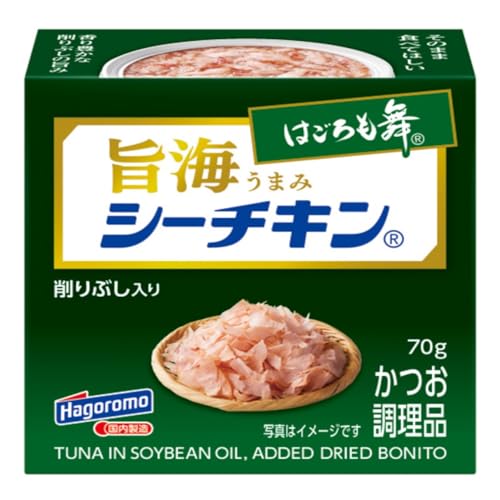 パッケージ個数:1・缶商品紹介 削り節を加えた、こだわりのシーチキンです。 削り節が旨さを引き立てる、、そのまま味わってほしいシーチキン シーチキンの美味しさを引き出す食材を厳選して仕上げた、そのまま味わってほしい一品です。 鰹節を丁寧に削...
