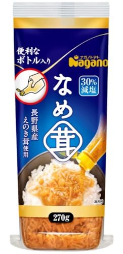 -/270グラム (x 2)/-・パッケージ個数:2・原材料:えのき茸、しょう油(大豆(遺伝子組み換えでない)・小麦を含む)、糖類(果糖ぶどう糖液糖、砂糖)、食塩、鰹節エキス、寒天/増粘剤(加工デンプン)、pH調整剤(ビタミンC)・商品サイ...